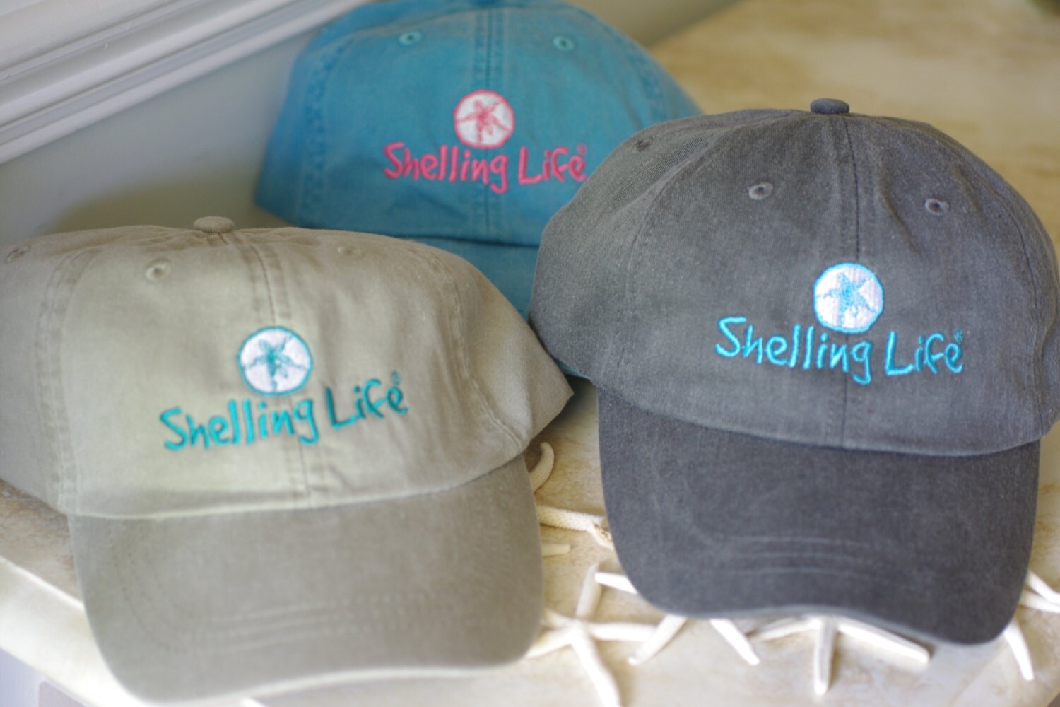 Beach Shelling Life® Hat Embroidered Hat Shelling Life Hat - Etsy