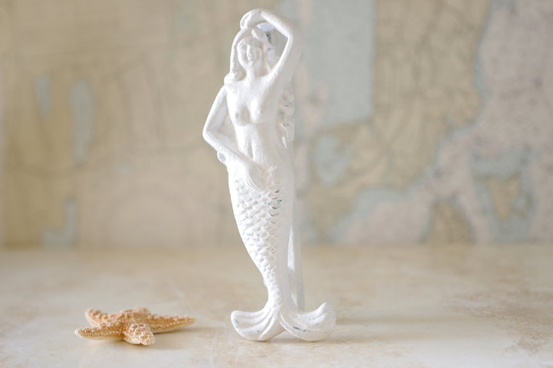 Beach Decor Cast Iron Mermaid Door Knocker PICK YOUR COLOR - Etsy
