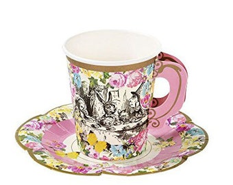 Shabby chic cups | Etsy