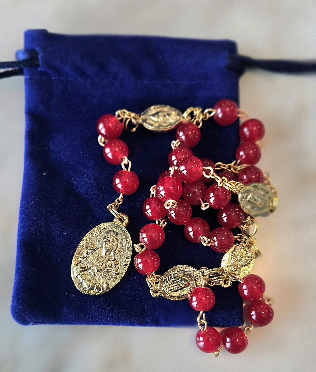 Five Wounds of Christ Chaplet - Etsy