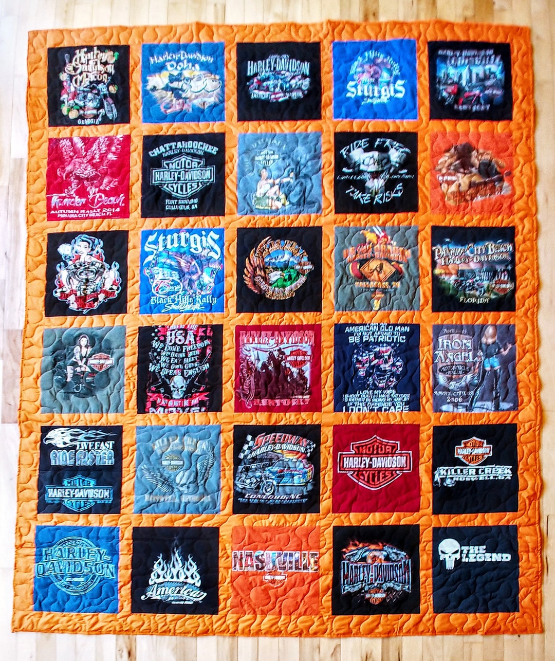 30 T-shirt Memory Quilt With Sashing *** FREE SHIPPING *** Superior ...