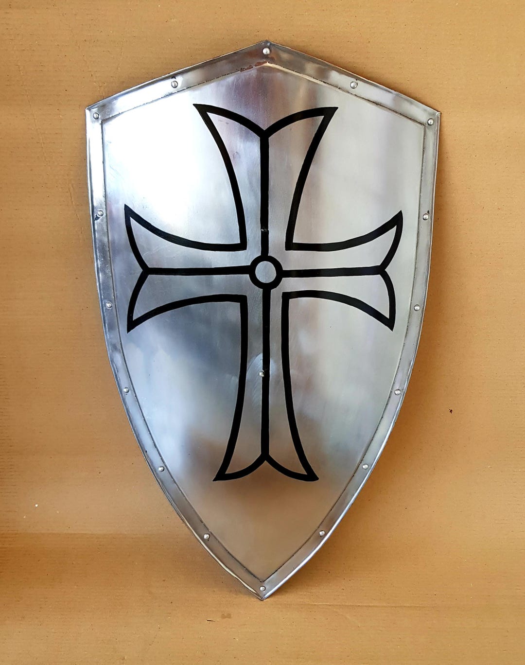 Medieval Templar Shield | Crusader Templar Shield | Knight Shield ...