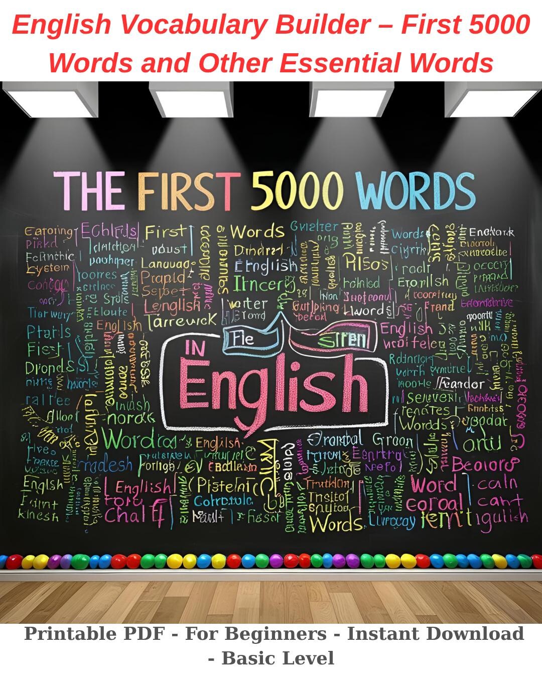 English Vocabulary Builder – First 5000 Words and Other Essential Words ...