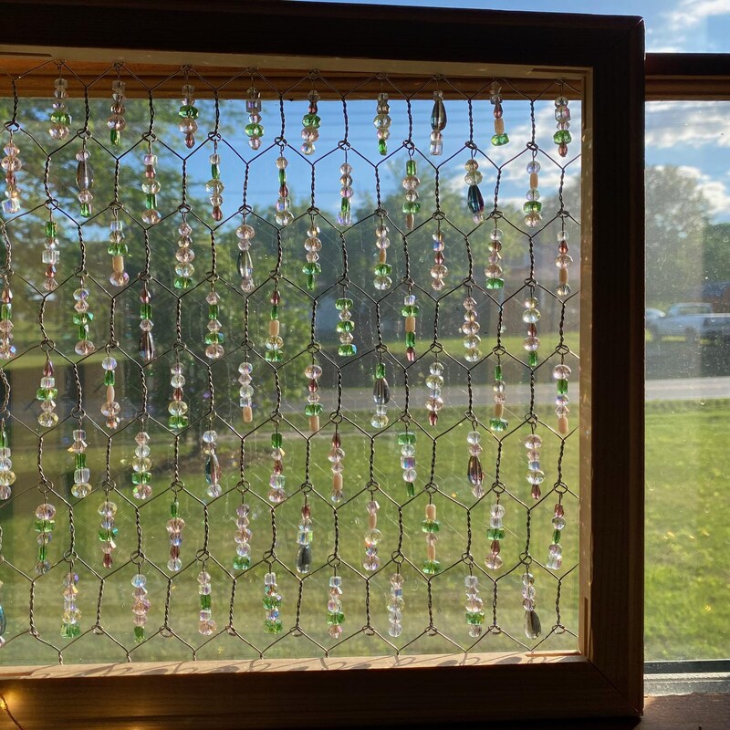 Chicken Wire Suncatcher - Etsy