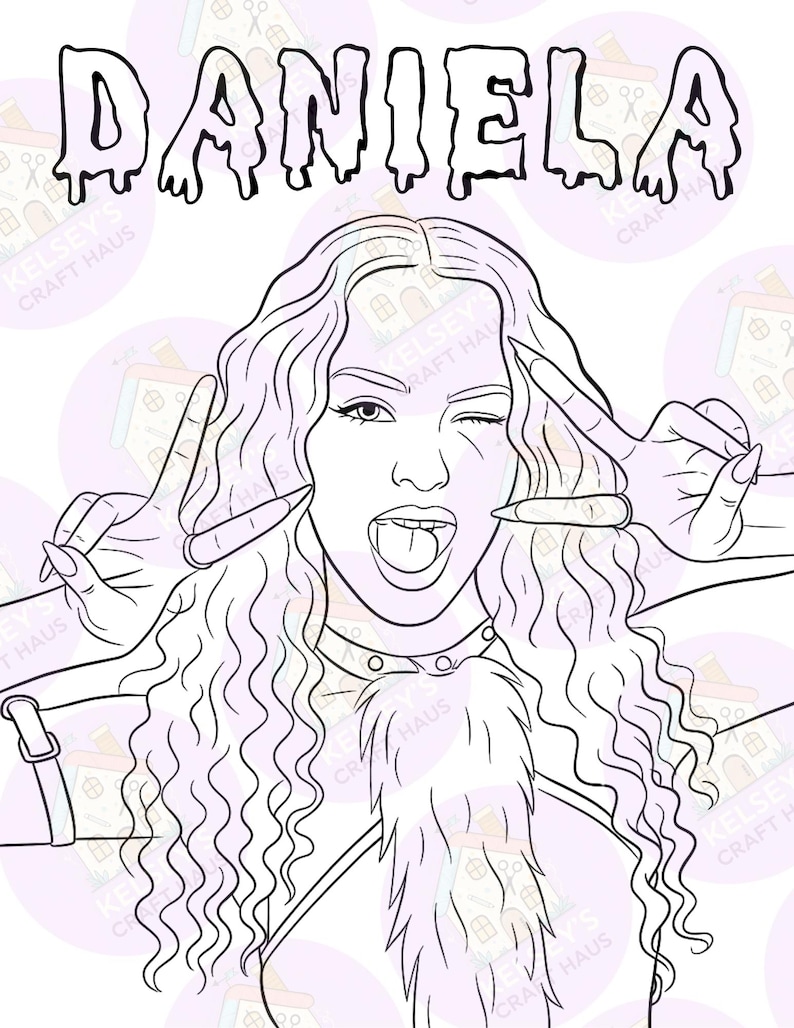 KATSEYE Memebers Coloring Pages – 9 Page Printable Coloring Book ...