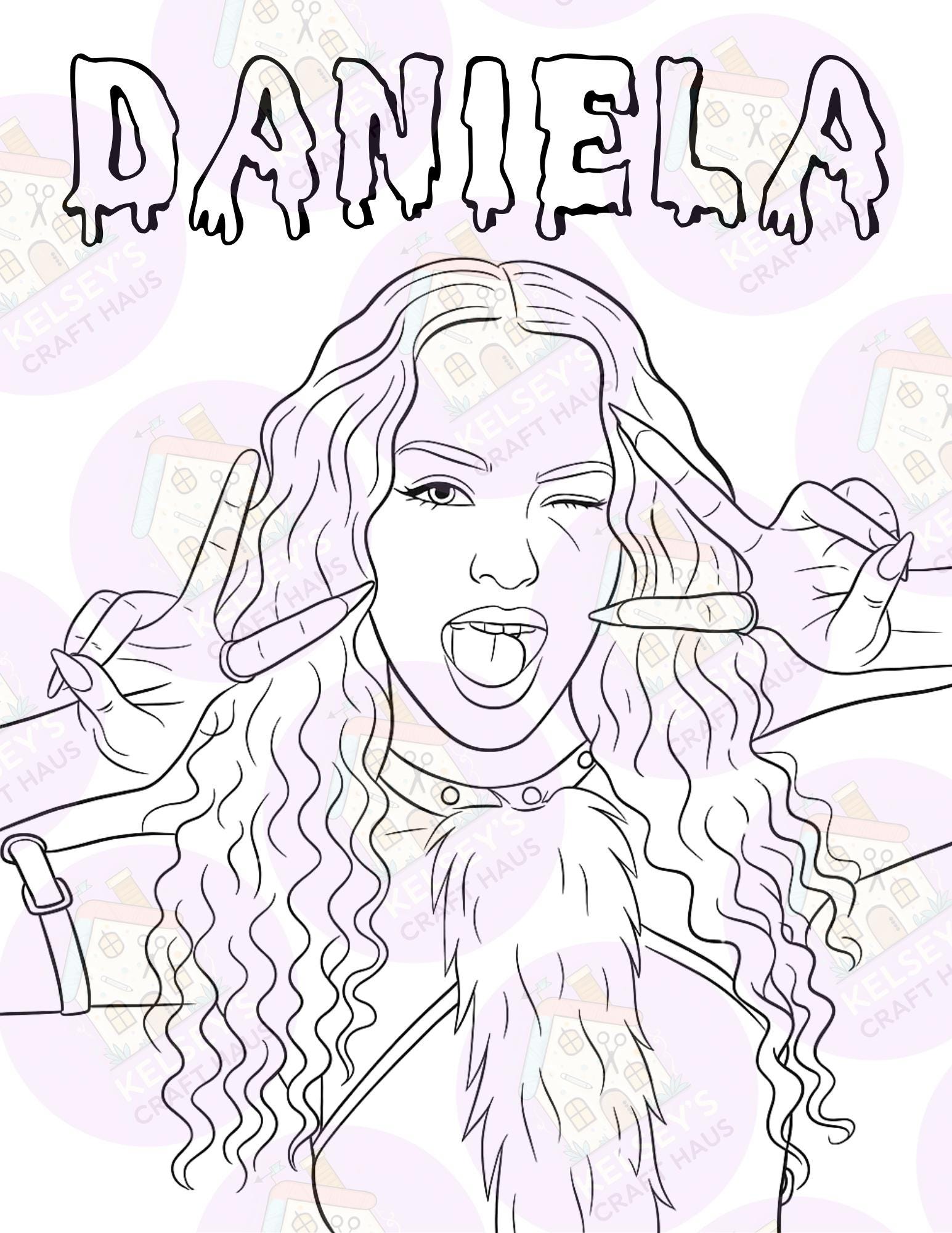 KATSEYE Memebers Coloring Pages – 9 Page Printable Coloring Book ...