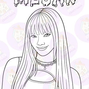 KATSEYE Memebers Coloring Pages – 9 Page Printable Coloring Book ...
