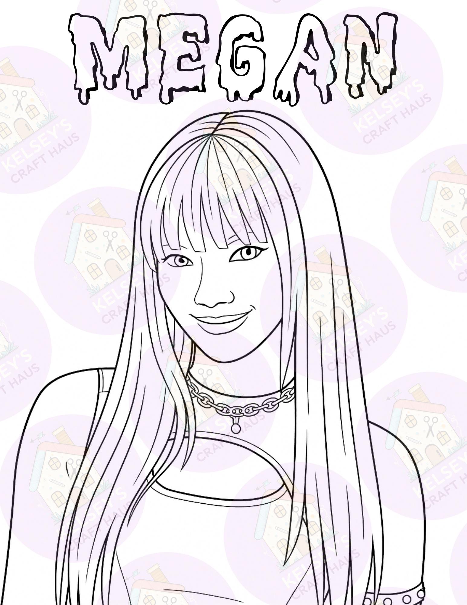 KATSEYE Memebers Coloring Pages – 9 Page Printable Coloring Book ...