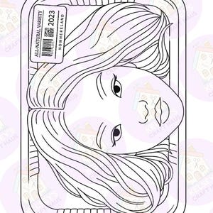 KATSEYE Memebers Coloring Pages – 9 Page Printable Coloring Book ...