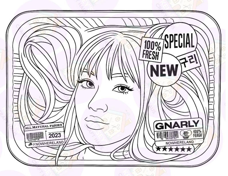 Katseye Merch Coloring Pages, Kpop Printable Art, Katseye Inspired ...