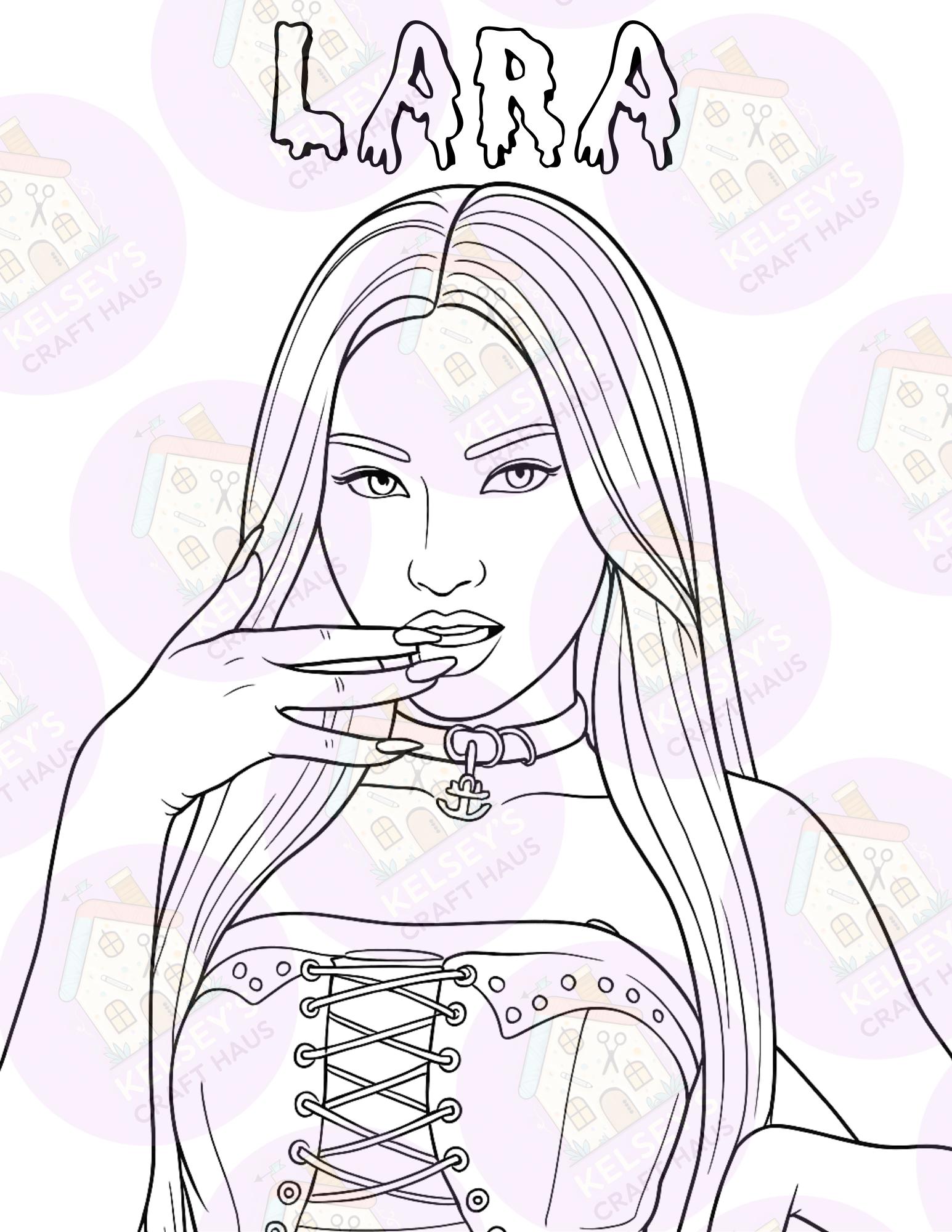 KATSEYE Memebers Coloring Pages – 9 Page Printable Coloring Book ...