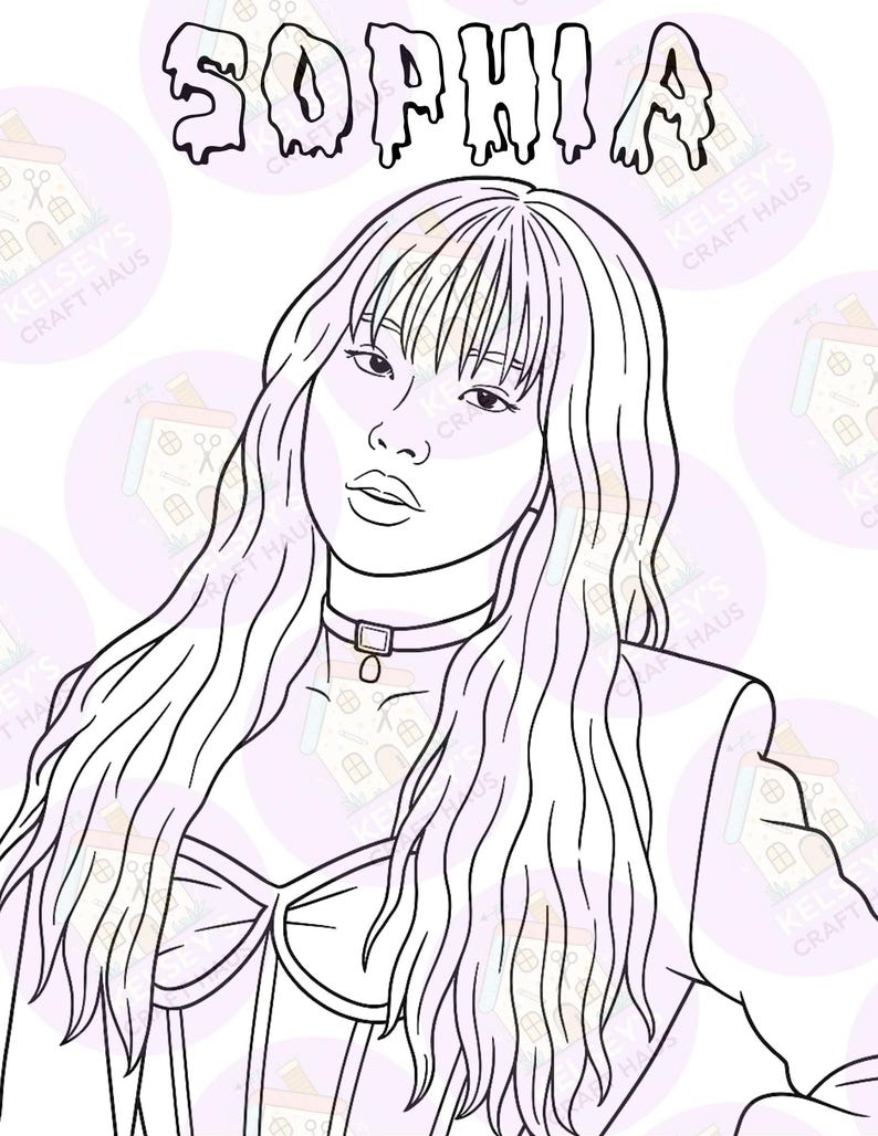 KATSEYE Memebers Coloring Pages 9 Page Printable Coloring Book KATSEYE Memebers Coloring Pages 9 Page Printable Coloring Book