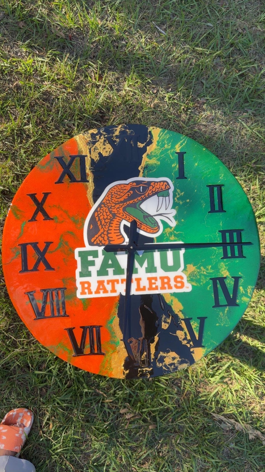 FAMU Resin Wall Clock - Etsy