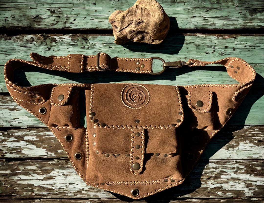 Custom Leather Festival Utility Belt | Personalized Fanny Pack ...
