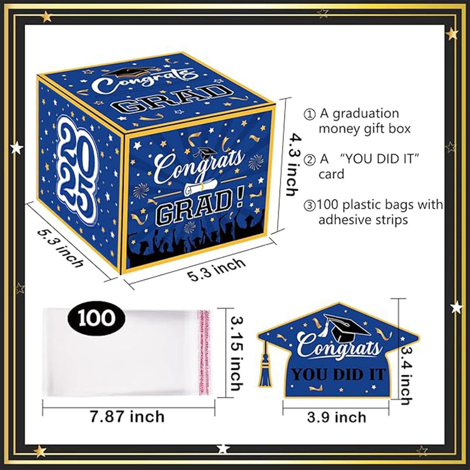 Class of 2026 Graduation Money Box, Cash Gift Pull Holder, Funny DIY ...