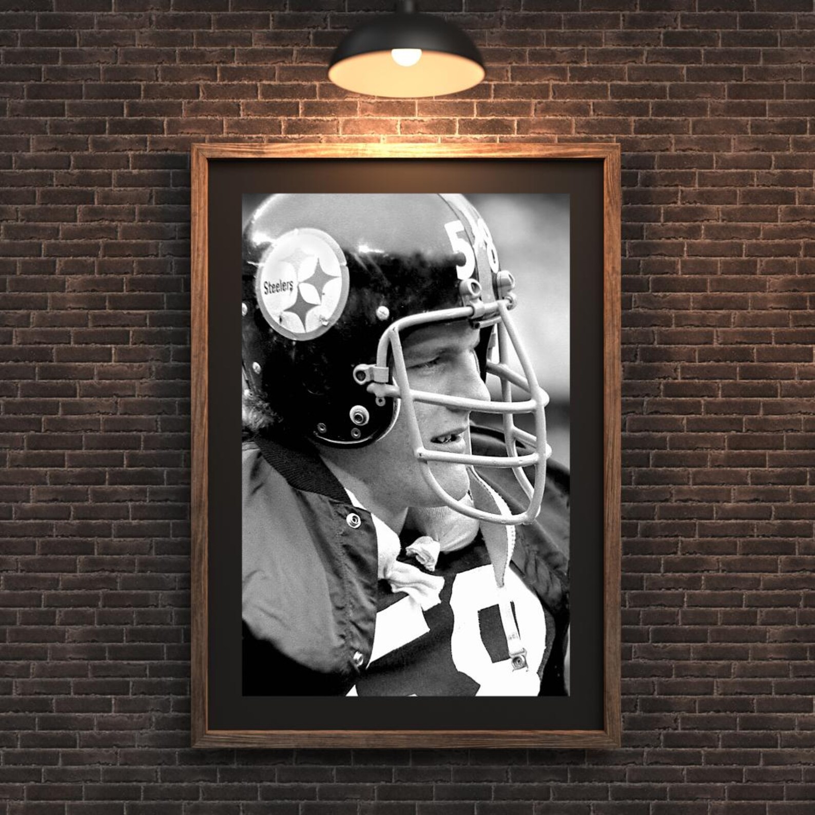 Jack Lambert in Steelers – Iconic #58 Vintage NFL Photo, Grit & Glory ...