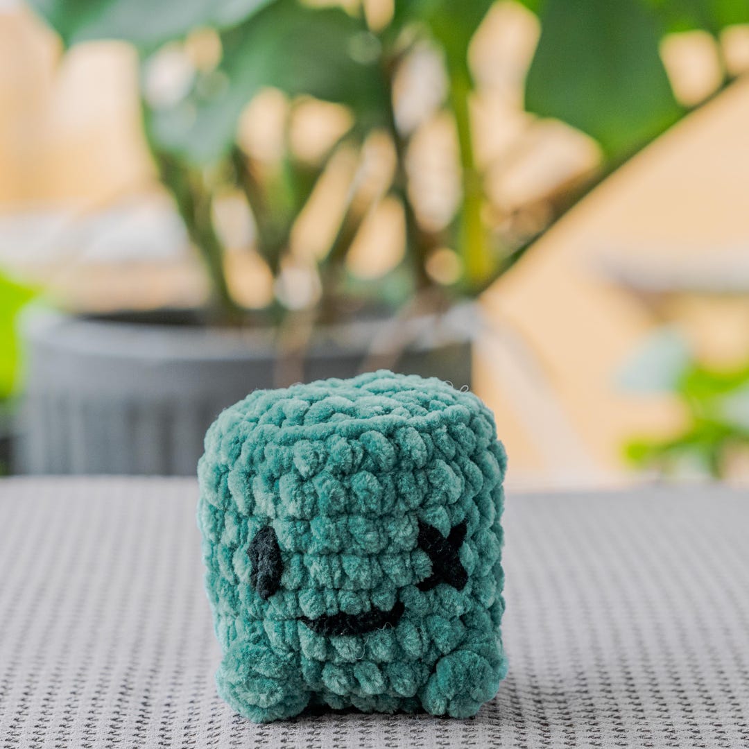 Green Stress Monster – Crochet Plushie for Stress Relief, Emotional ...