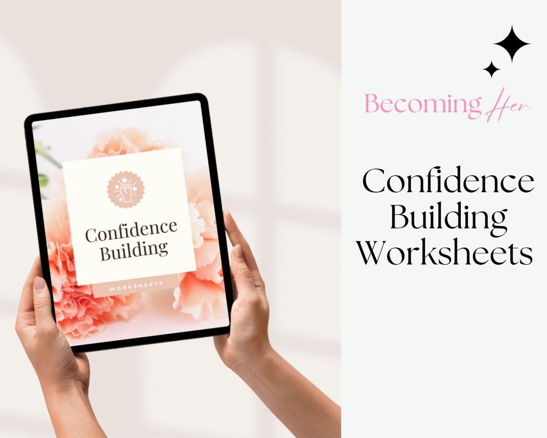 Confidence Building Worksheets | Personal Development Activities ...