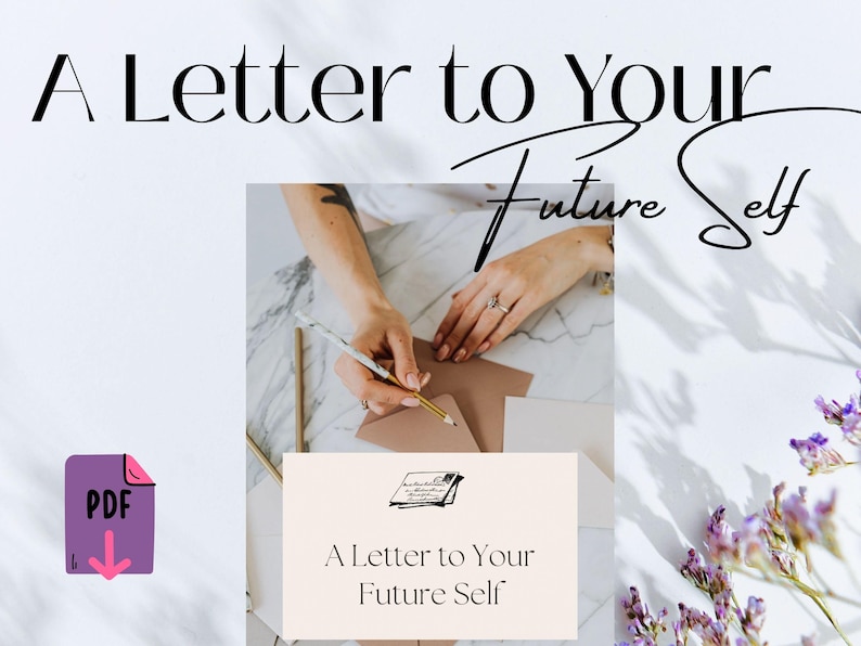 Letter to Future Self Printable: Self-reflection & Personal Growth (PDF ...