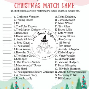 Christmas Printable Party Pack - Games - Etsy