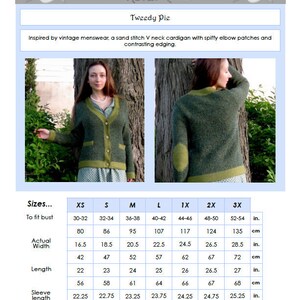 PDF Tweedy Pie Cardigan Knitting Pattern Instant Download - Etsy