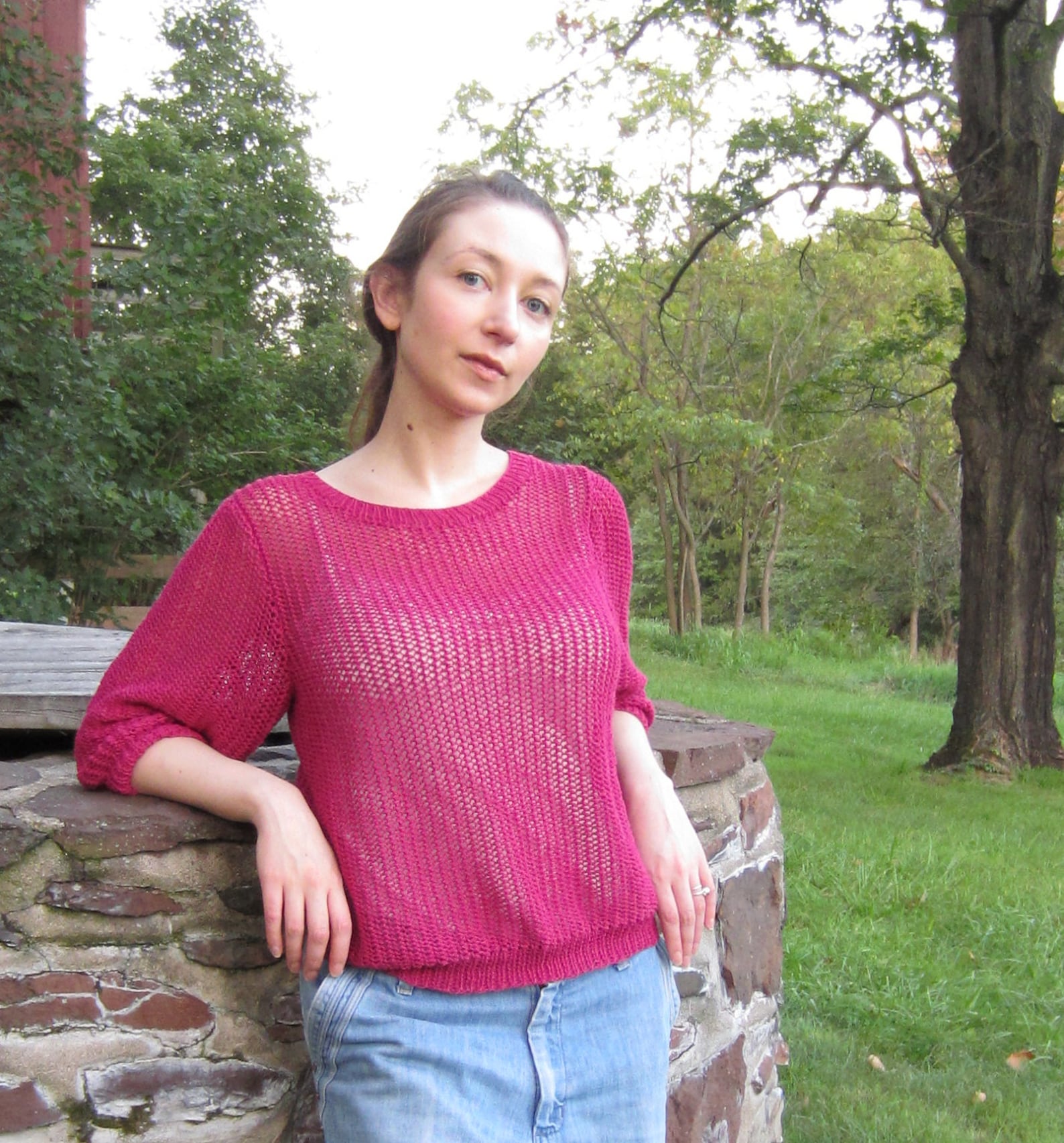 PDF Fishnet Sweater Knitting Pattern Instant Download - Etsy
