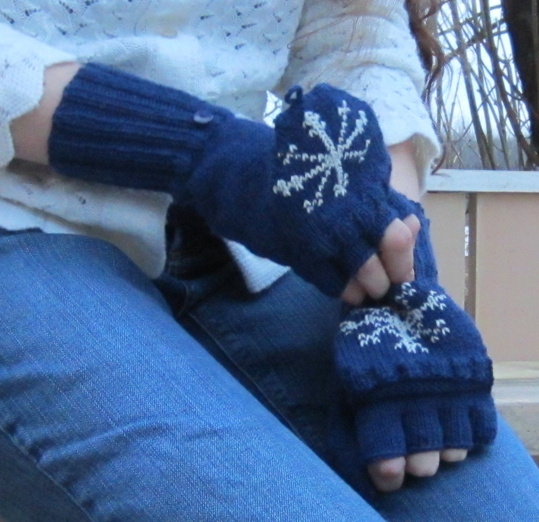 PDF Special Snowflake Mittens Knitting Pattern Instant - Etsy