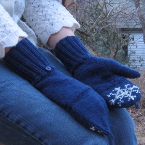 PDF Special Snowflake Mittens Knitting Pattern Instant Download - Etsy