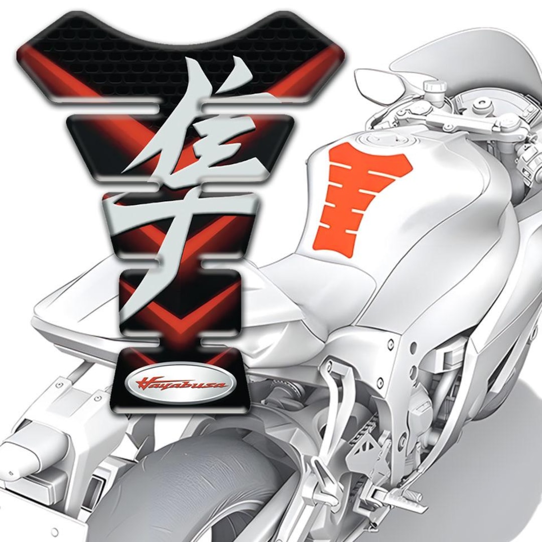 Premium Motorcycle SUZUKI Hayabusa Tank Pad Protector/universal Fit ...