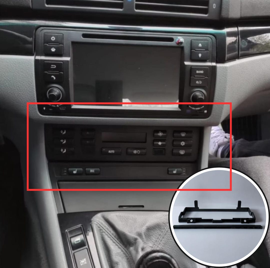 BMW E46 Climate Control Relocation Frame - Easy Install - Etsy