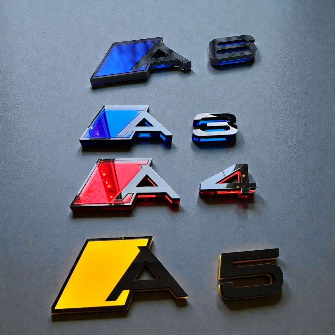 Audi Rear Badge For Audi A1 A2 A3 A4 A5 A6 A7 A8 Etsy Audi Rear Badge For Audi A1 A2 A3 A4 A5 A6 A7 A8 Etsy