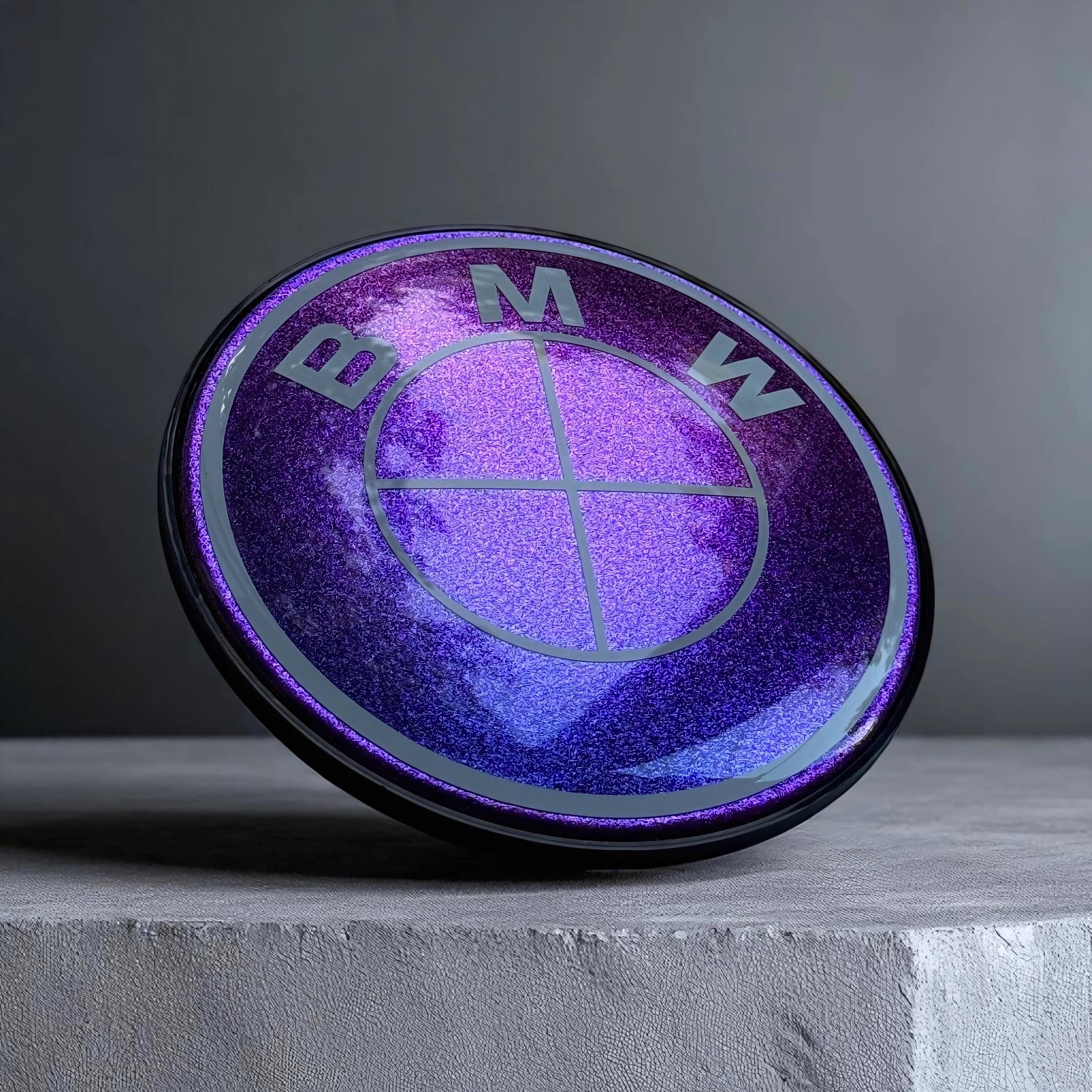 Custom Badge Chameleon Effect Blue & Purple Edition (95 Mm / 82 Mm / 78 ...