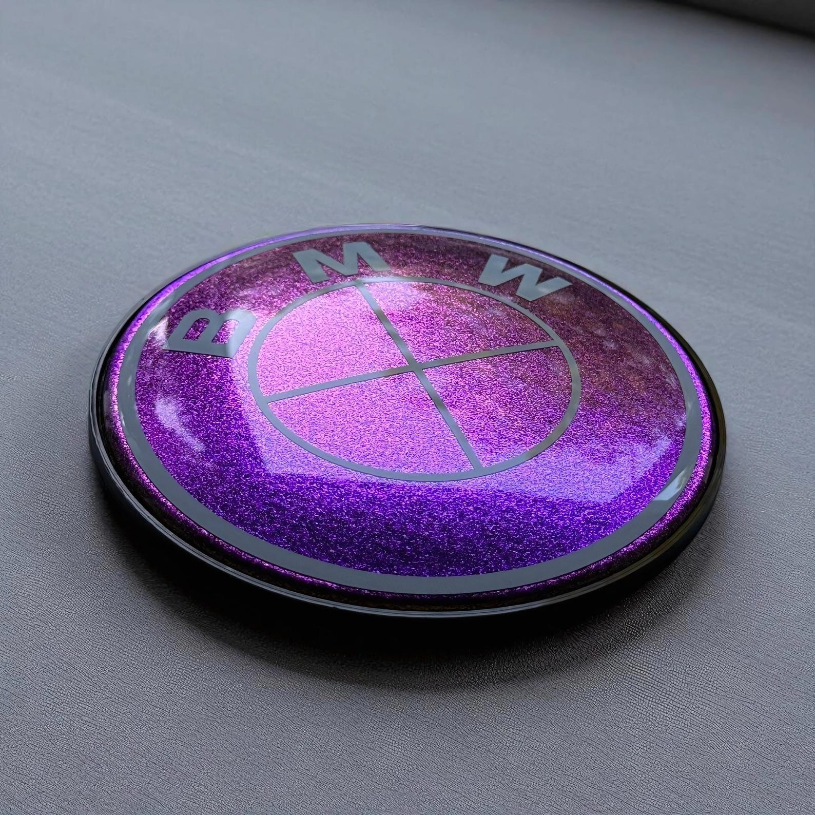 Custom Badge Chameleon Effect Blue & Purple Edition (95 Mm / 82 Mm / 78 ...