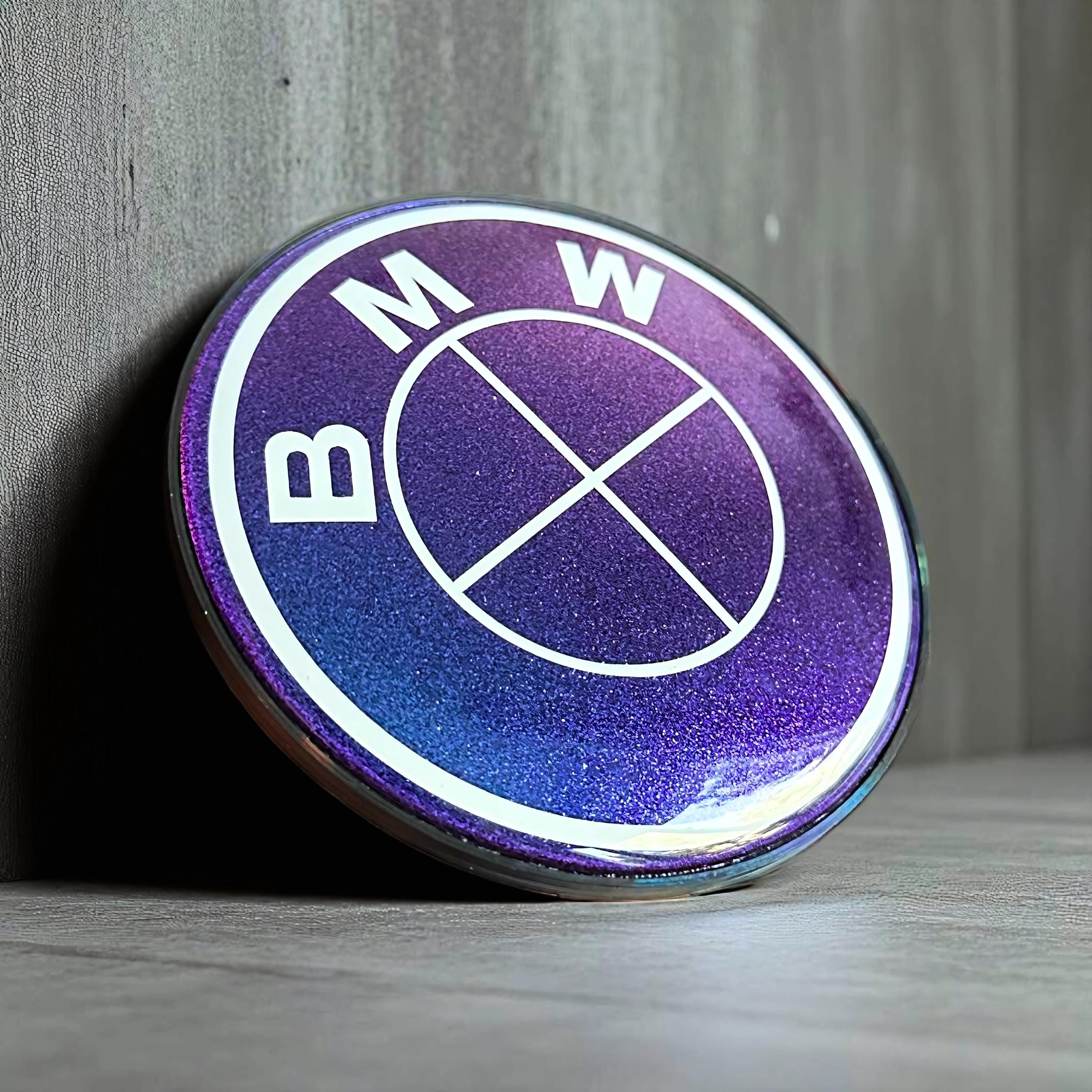Custom Badge Chameleon Effect Blue & Purple Edition (95 Mm / 82 Mm / 78 ...