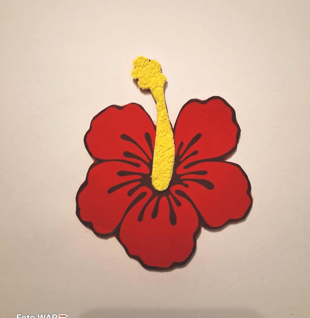 Hand-cut Maga Flower, 4 Pieces Craft Supply, Cardstock Flowers, 3 1/2 X ...