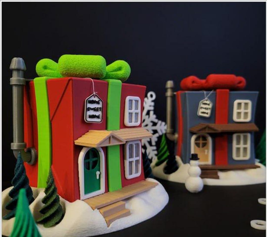 Urban+christmas STL File - 3D Printable Bookworm Figurine - Etsy