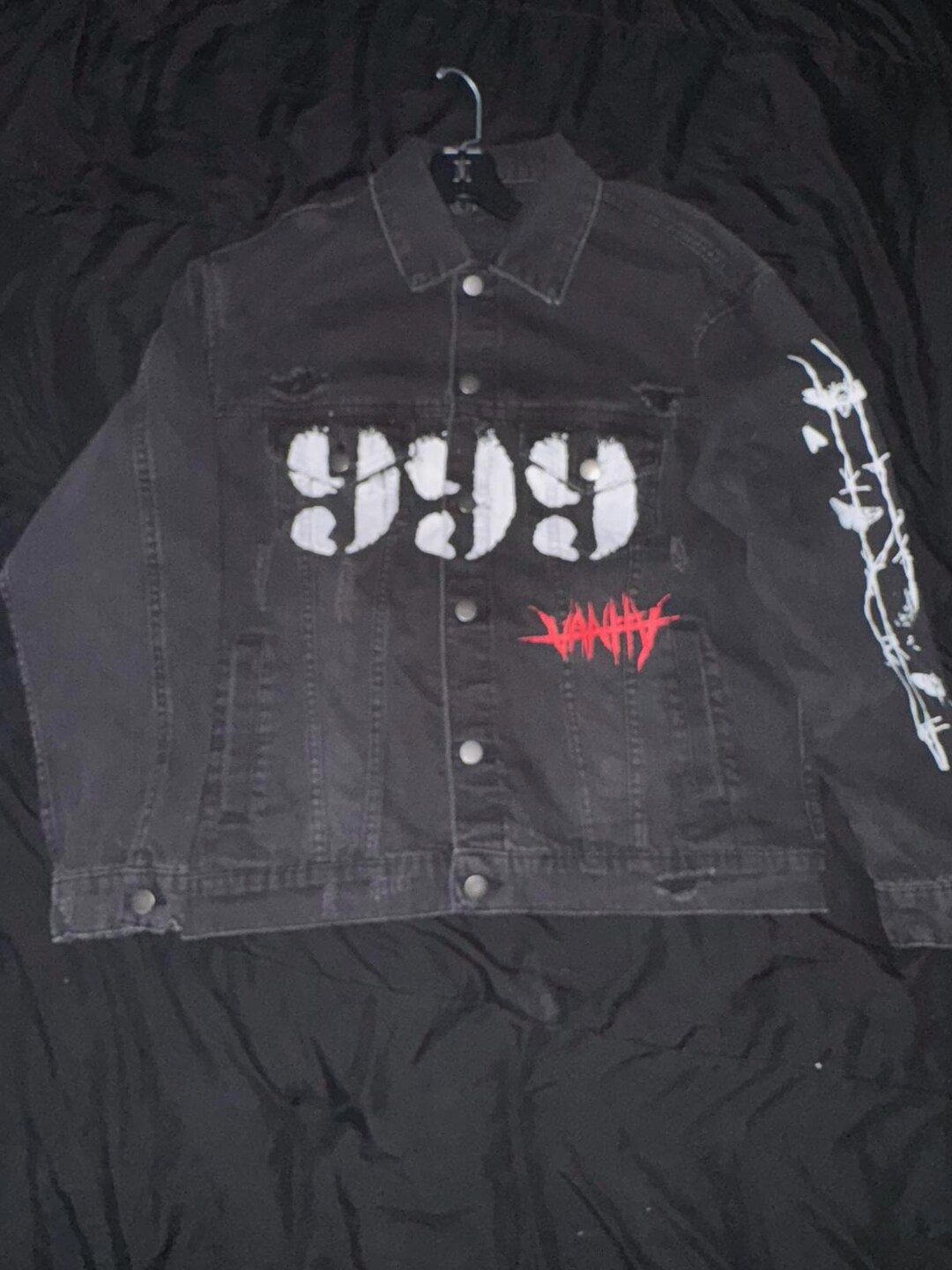 Juice Wrld Denim Jacket 999 RAREST MERCH. Less Than 500 - Etsy