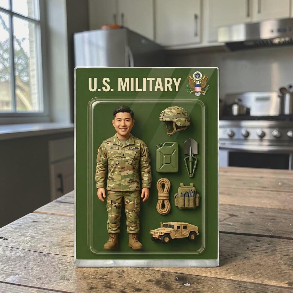 U.S. Military Soldier Action Set With Humvee Model and Combat Gear ...
