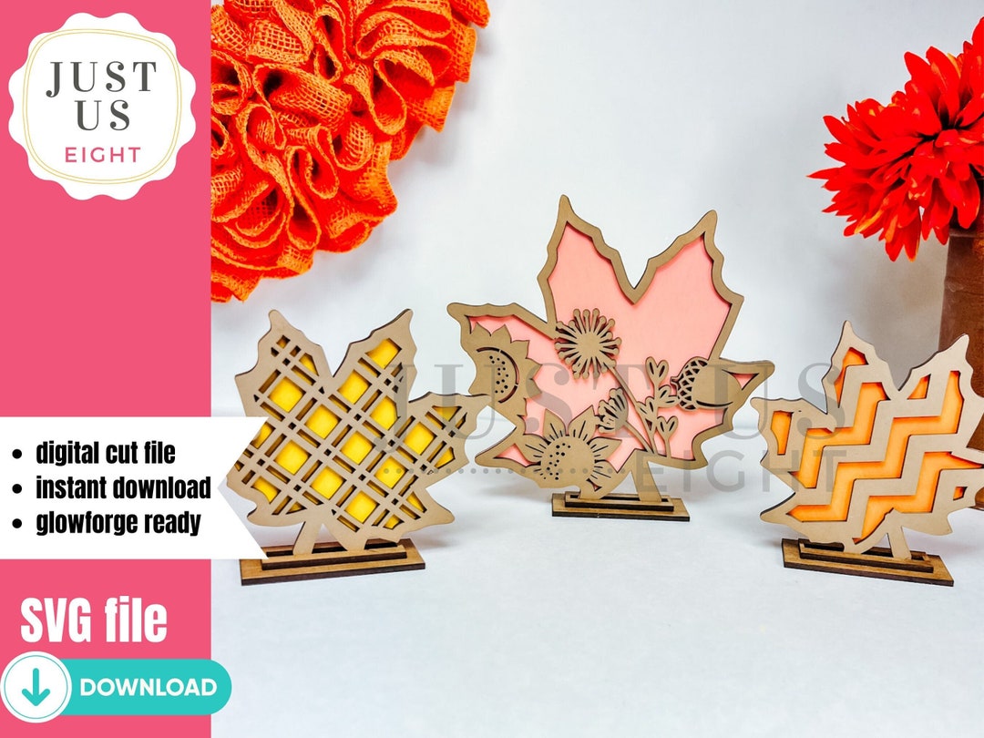 Fall SVG File, Glowforge Fall, Fall SVG Cut File, Autumn Laser Cut File ...