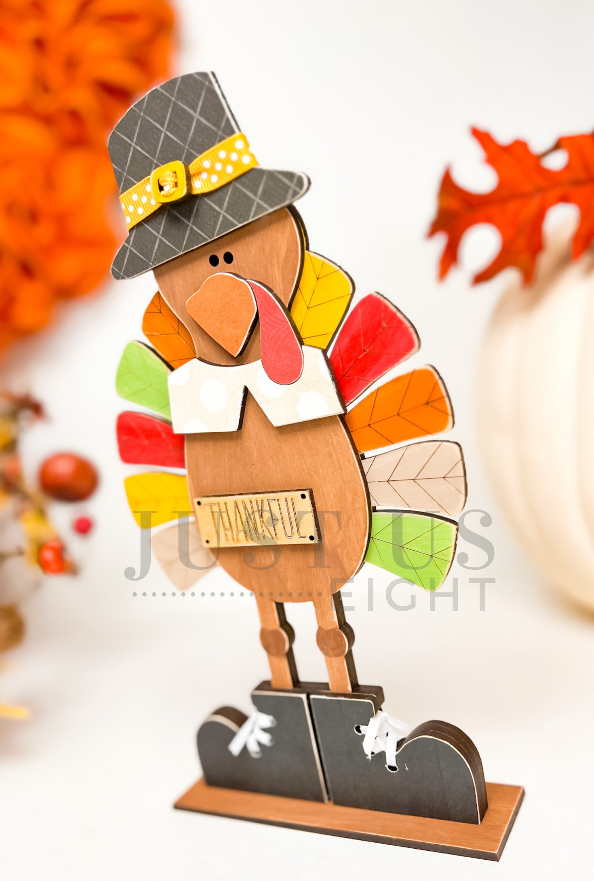 Thanksgiving SVG File, Glowforge Thanksgiving, Turkey SVG Cut File ...