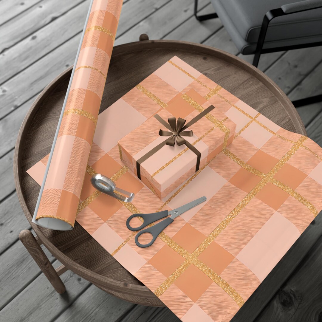 Chic Gift Wrap Paper, Elegant Wrapping Sheets, Rustic Themed Gift Wrap ...