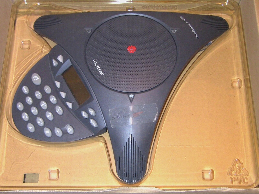 New Polycom Soundstation Full Duplex IP 4000 Voip Conference Phone 2200 ...