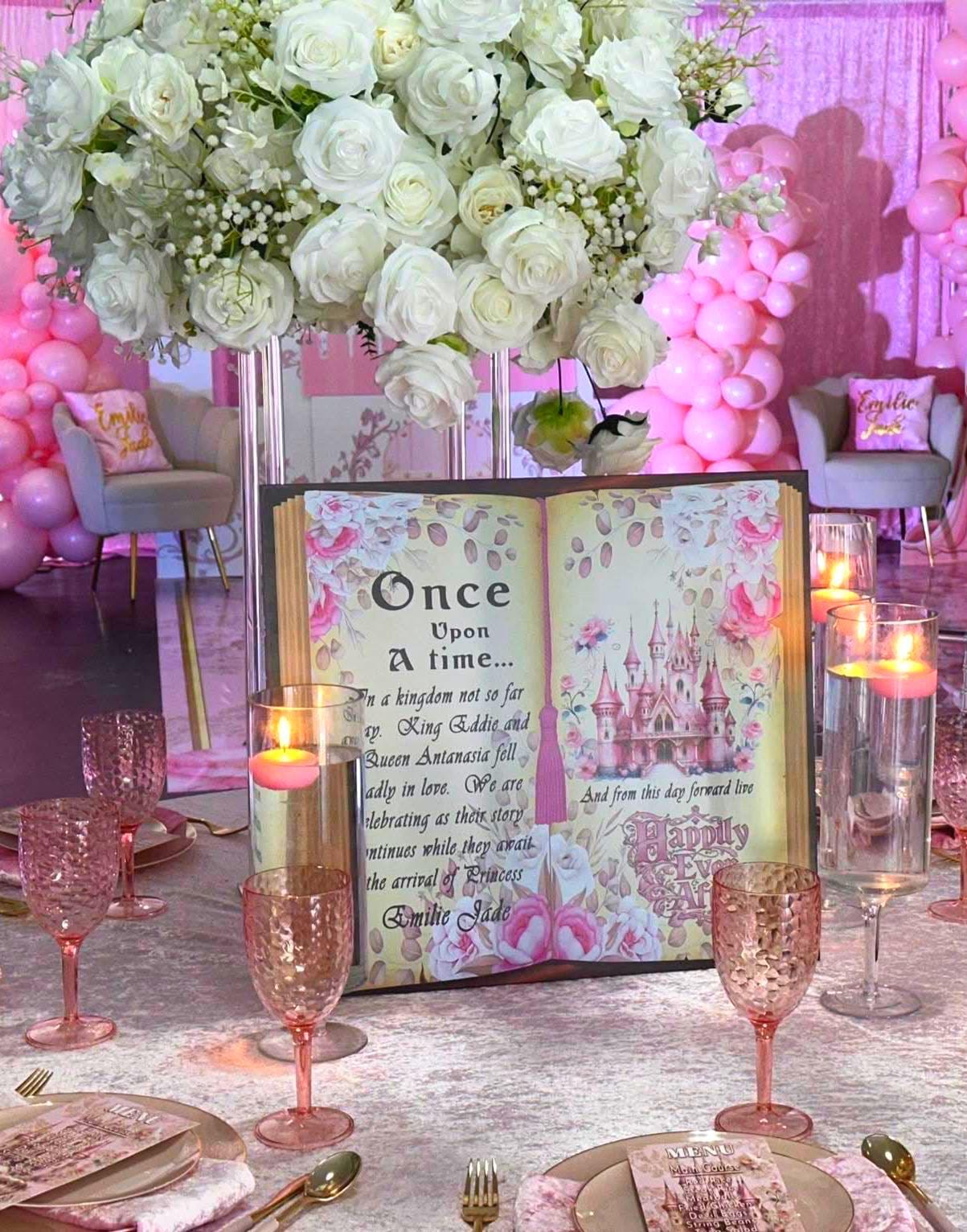 Once Upon a Time Fairytale Storybook Foamboard Centerpieces/ Enchanting ...