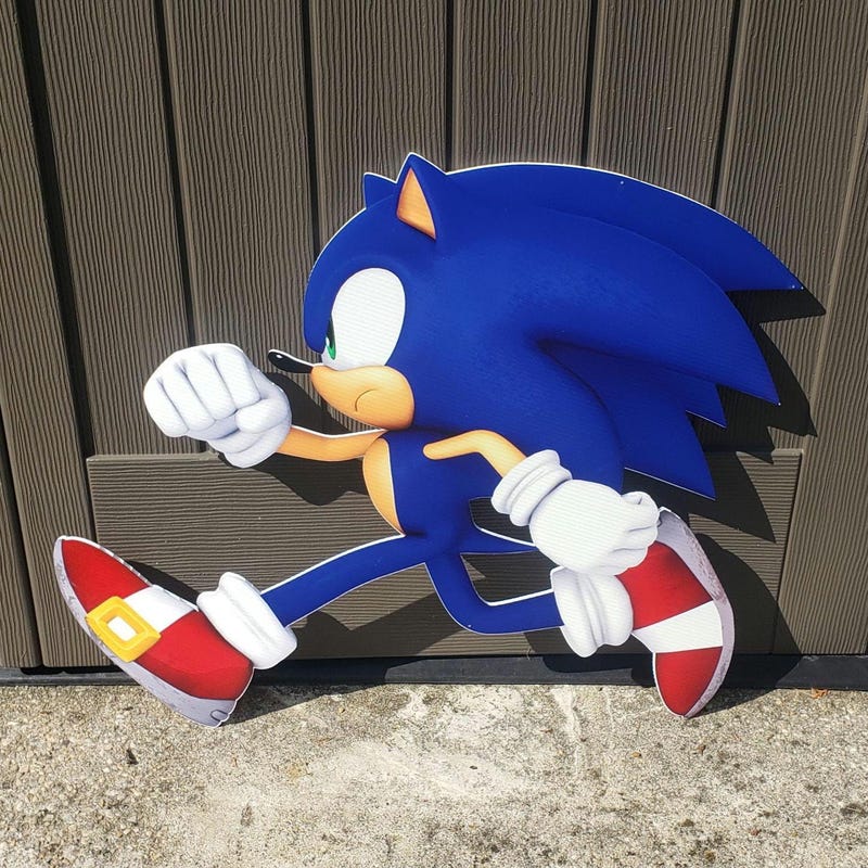 Sonic Cutouts - Etsy