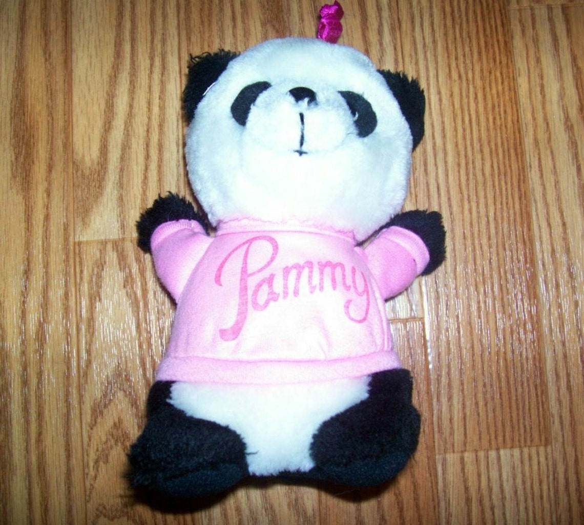 80s Pammy Panda Bear Shirt Tales Plush | Etsy