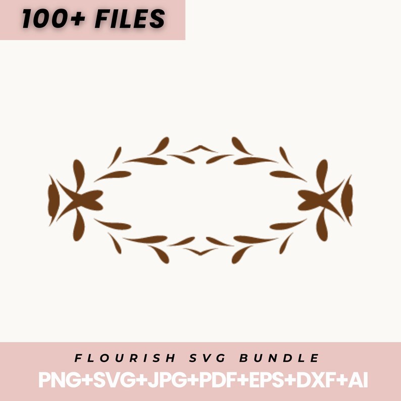 Flourish SVG Bundle 100+, Wedding Invitation Design, Flourish SVG ...