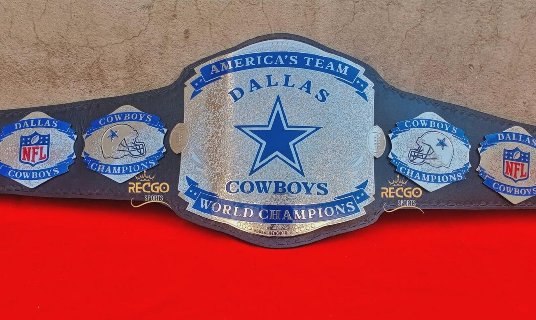 New American's Team Dallas Cowboys World Championship Belt Adult Size ...