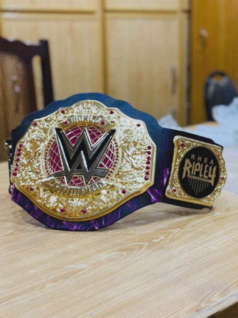 Rhea Ripley Custom World Heavyweight Wrestling Championship Title Zinc ...
