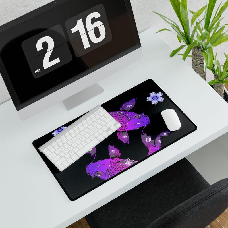 Colorful Koi Fish Mouse Pad - Etsy