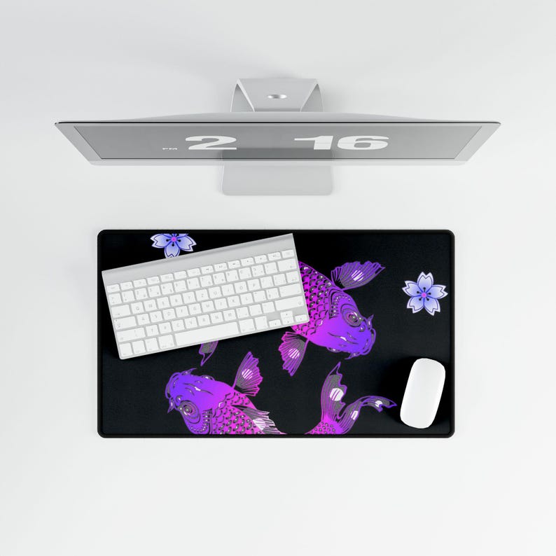 Colorful Koi Fish Mouse Pad - Etsy